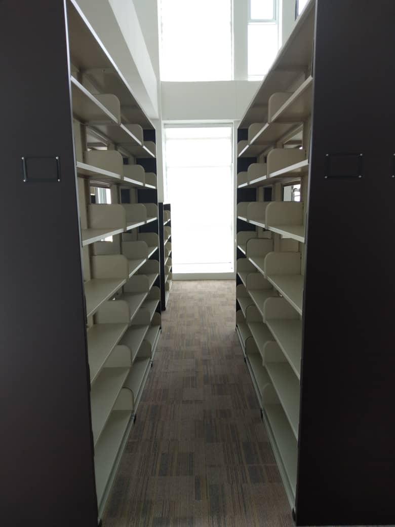 Library shelving and filing cabinet for a church, Petaling Jaya - Steel ...