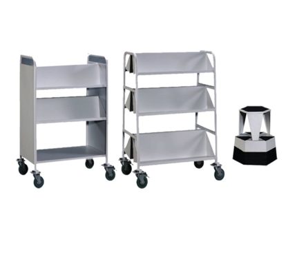 Library Book Trolley - Steel Office Furniture & Cabinets